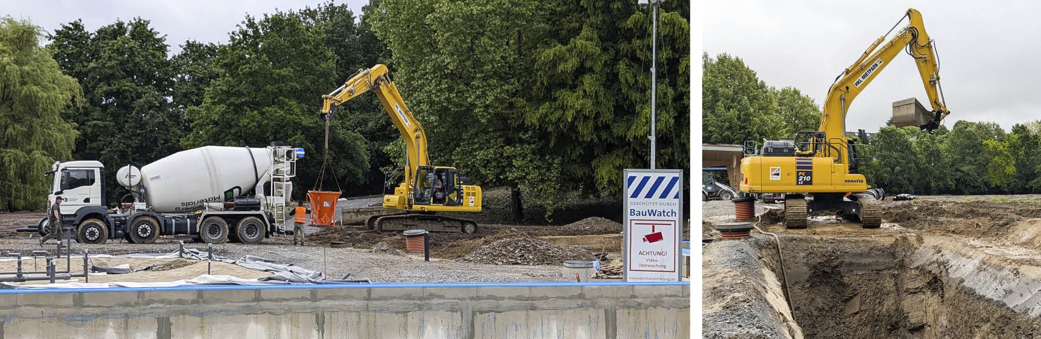 HKL Story / HKL Bagger punktet bei anspruchsvollen Tiefbauarbeiten